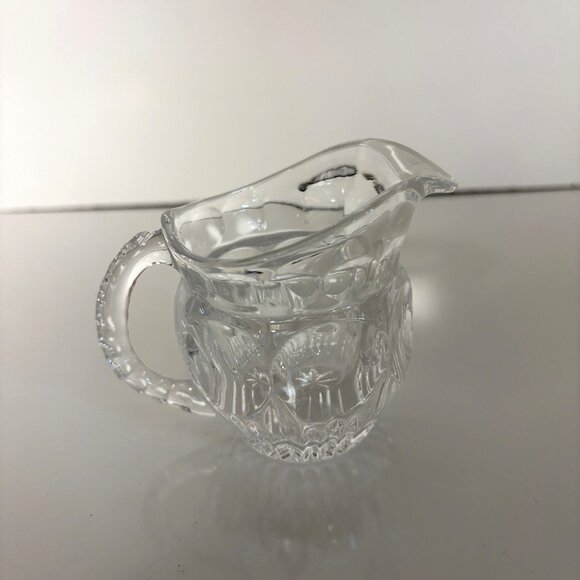 Dining | Vintage Clear Glass Individual Creamer Sauce Syrup Gravy ...